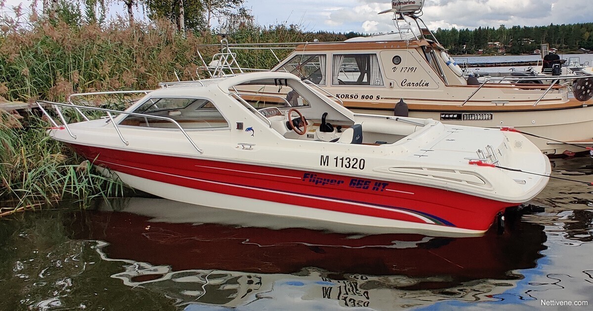 Flipper 666 ht + Traileri Motor boat 1998 Mustasaari - Nettivene
