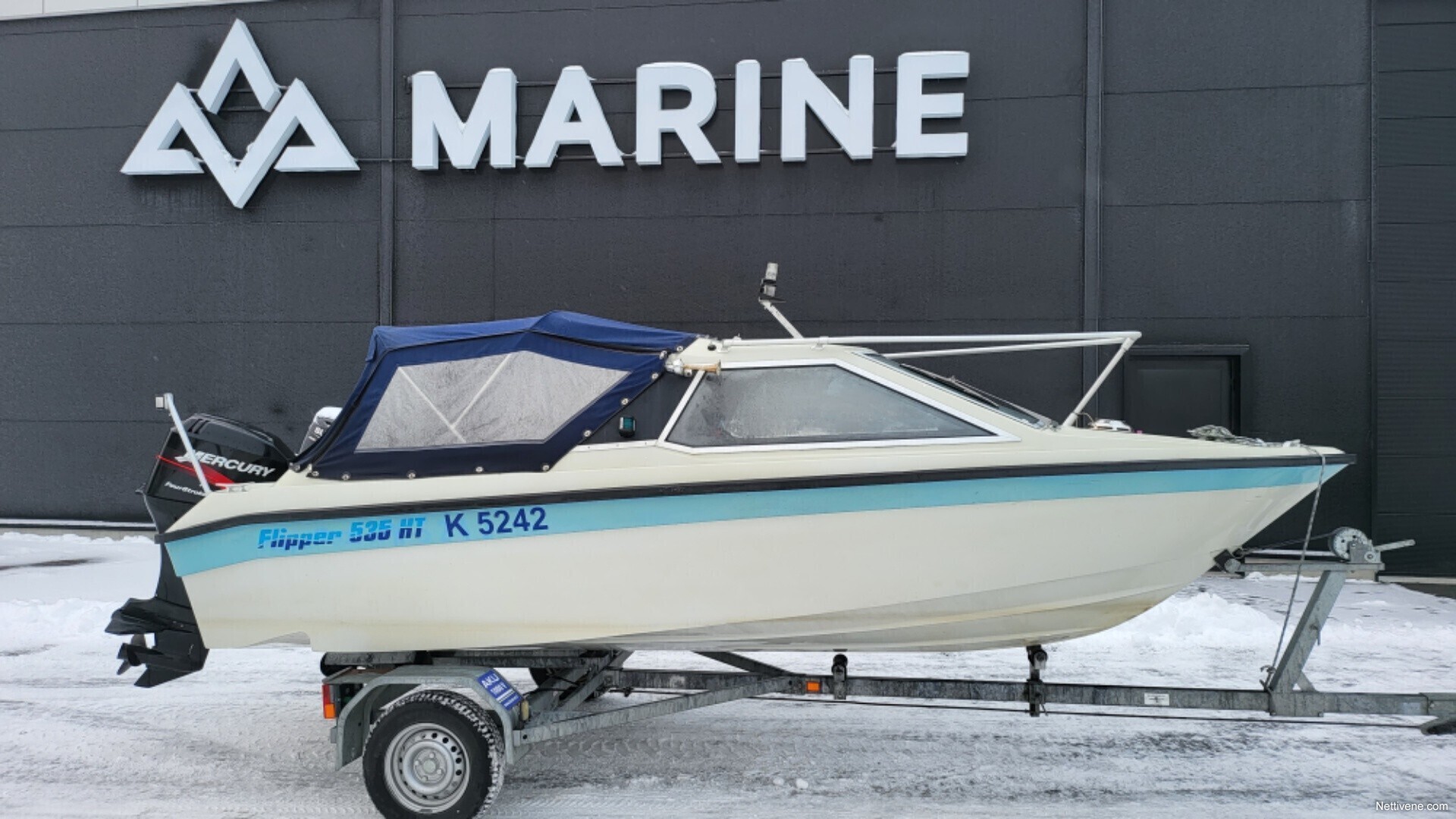 Flipper 535 HT Myymälässä Motor boat 1990 Jyväskylä - Nettivene