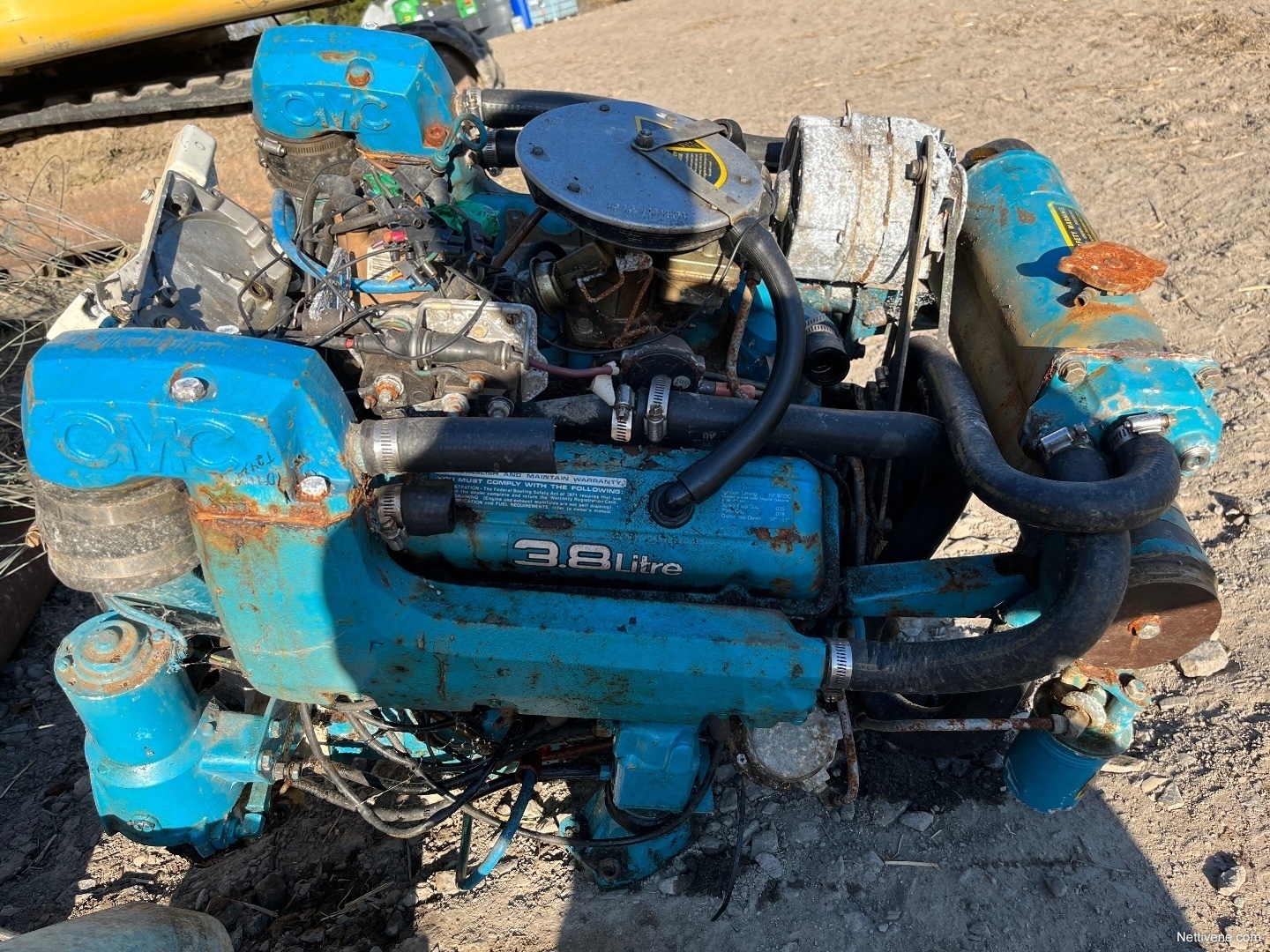 OMC 3,8 litranen Engine Raasepori - Nettivene