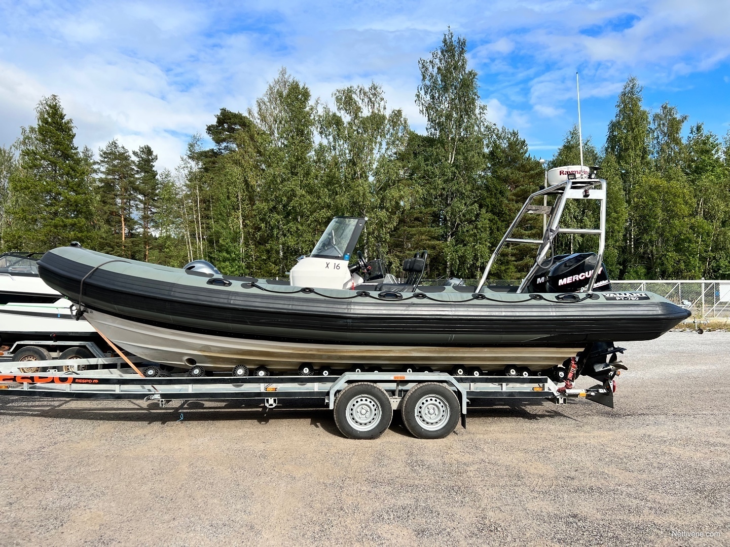 Valiant 750 PATROL 2X MERCURY 125hv Rib boats 2009 Sipoo - Nettivene