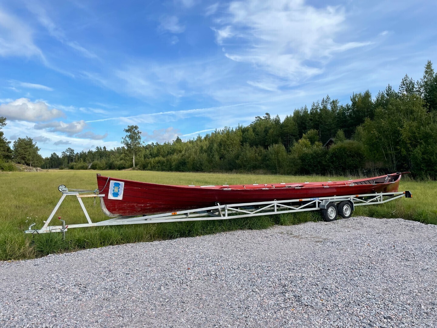 Omavalmiste KIRKKOVENE + TRAILERI, ALV24 Rowing boat Parainen - Nettivene