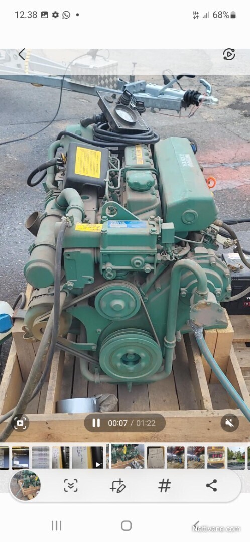 Volvo Penta MD31A UUSI Moottori 1989 Pomarkku - Nettivene