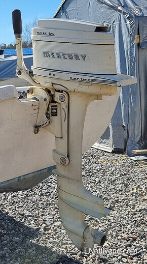 Mercury 60 luvun valkoinen 6hv Moottori Turku - Nettivene