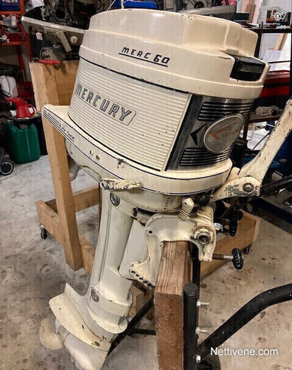 Mercury 60 luvun valkoinen 6hv Moottori Turku - Nettivene