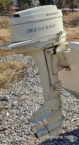 Mercury 60 luvun valkoinen 6hv Moottori Turku - Nettivene