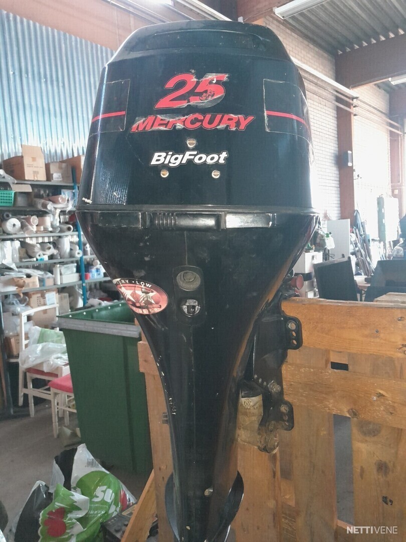 Mercury Big foot 25hp Moottori 2001 Pori - Nettivene
