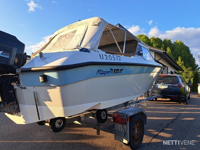 Flipper 535 HT + traileri Moottorivene 1992 Vihti - Nettivene