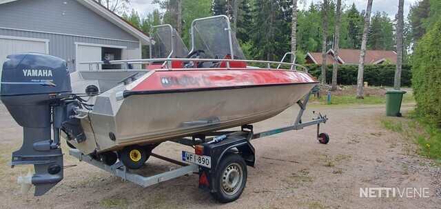 Buster L2 + Muuli 750 LP traileri Moottorivene 2001 Porvoo - Nettivene