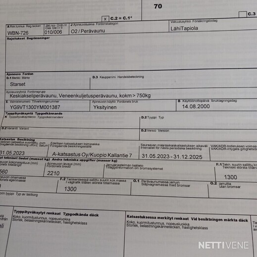 Bella 570C Moottorivene 1994 Tervo - Nettivene