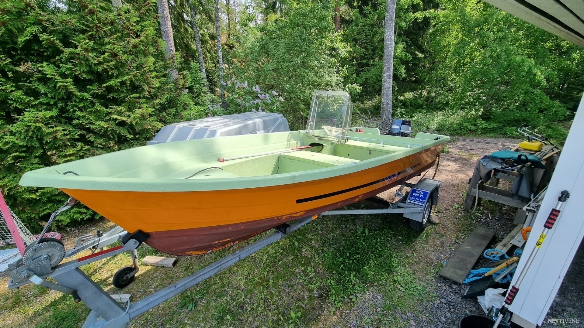 Leija 440 Moottorivene 1972 Naantali - Nettivene