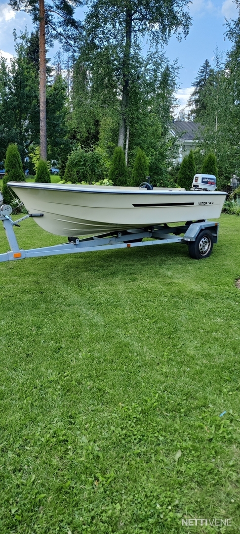 Vator 14R+ Johnson 20hp Moottorivene 1985 Imatra - Nettivene