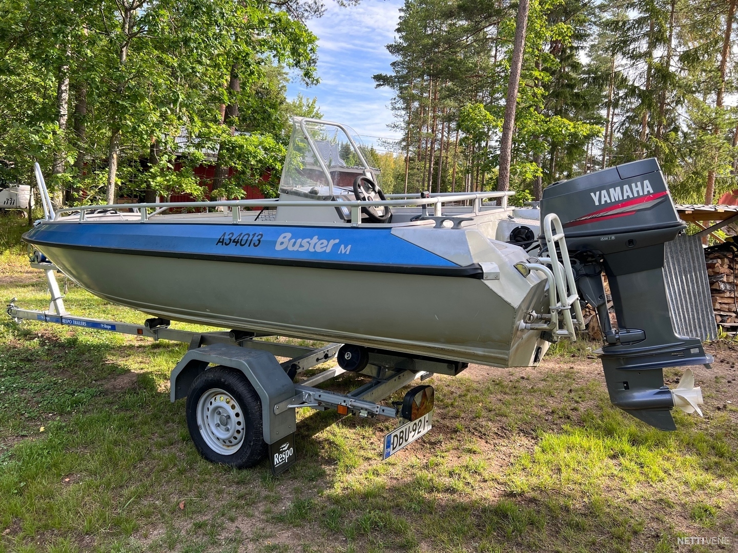 Buster M + Respo traileri Moottorivene 2006 Porvoo - Nettivene