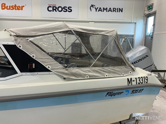 Flipper 535 HT + Honda BF80 -17 Moottorivene 1989 Kuopio - Nettivene