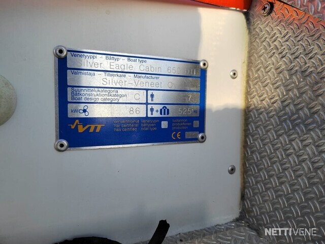 Silver Eagle Capin DTI 650 Moottorivene 2005 Mikkeli - Nettivene