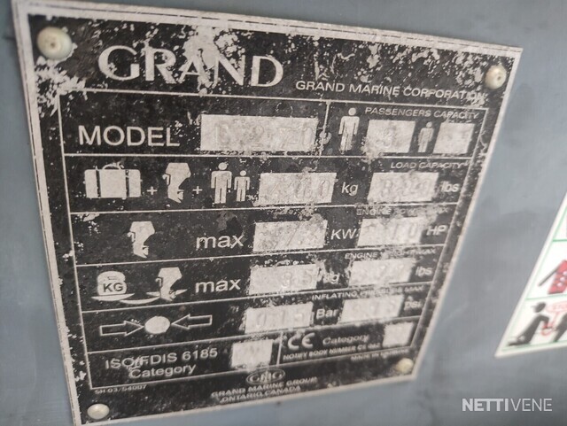 Grand C270 Rubber boat Masku - Nettivene