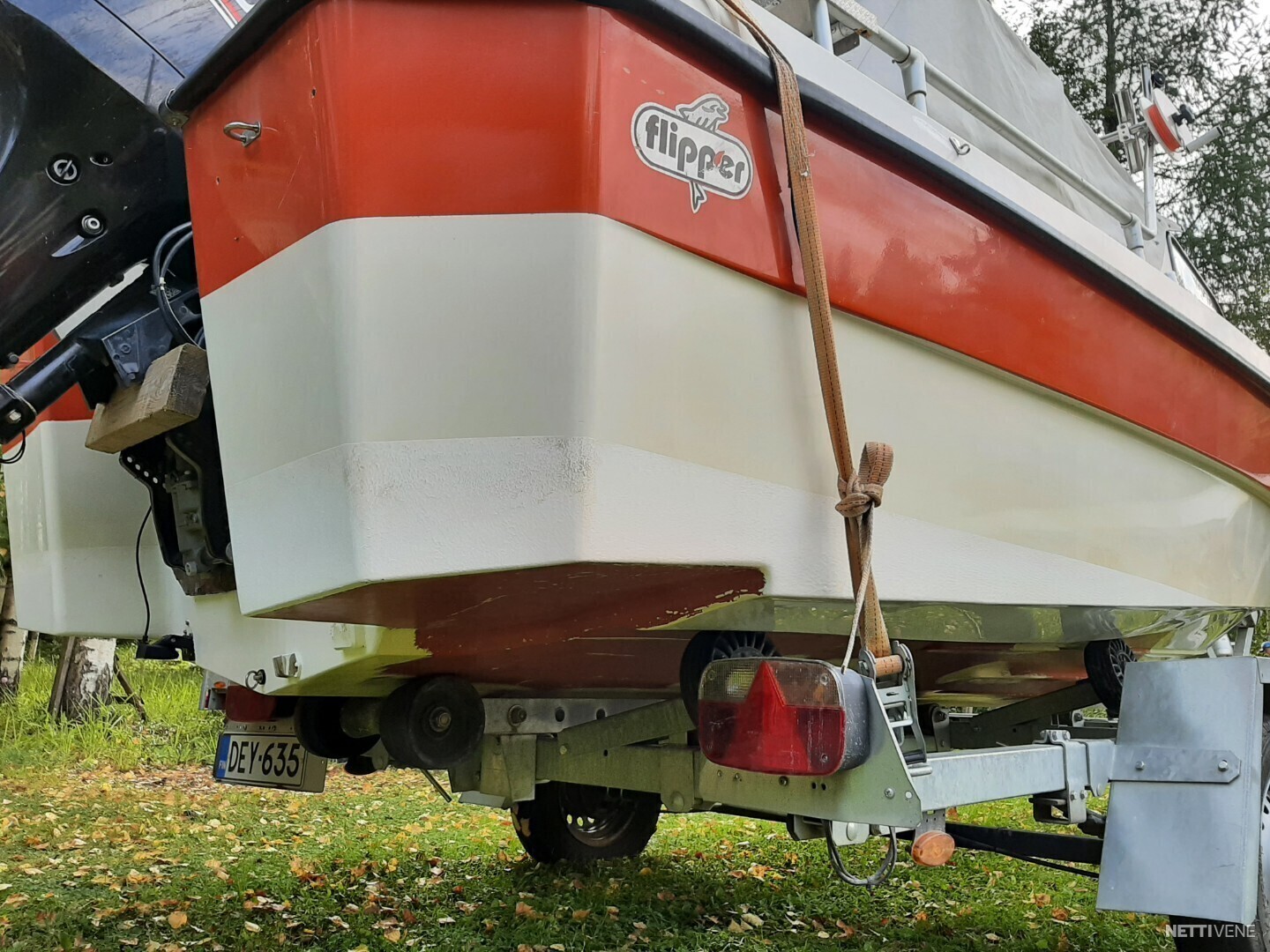 Flipper 510 Moottorivene 1989 Kontiolahti - Nettivene