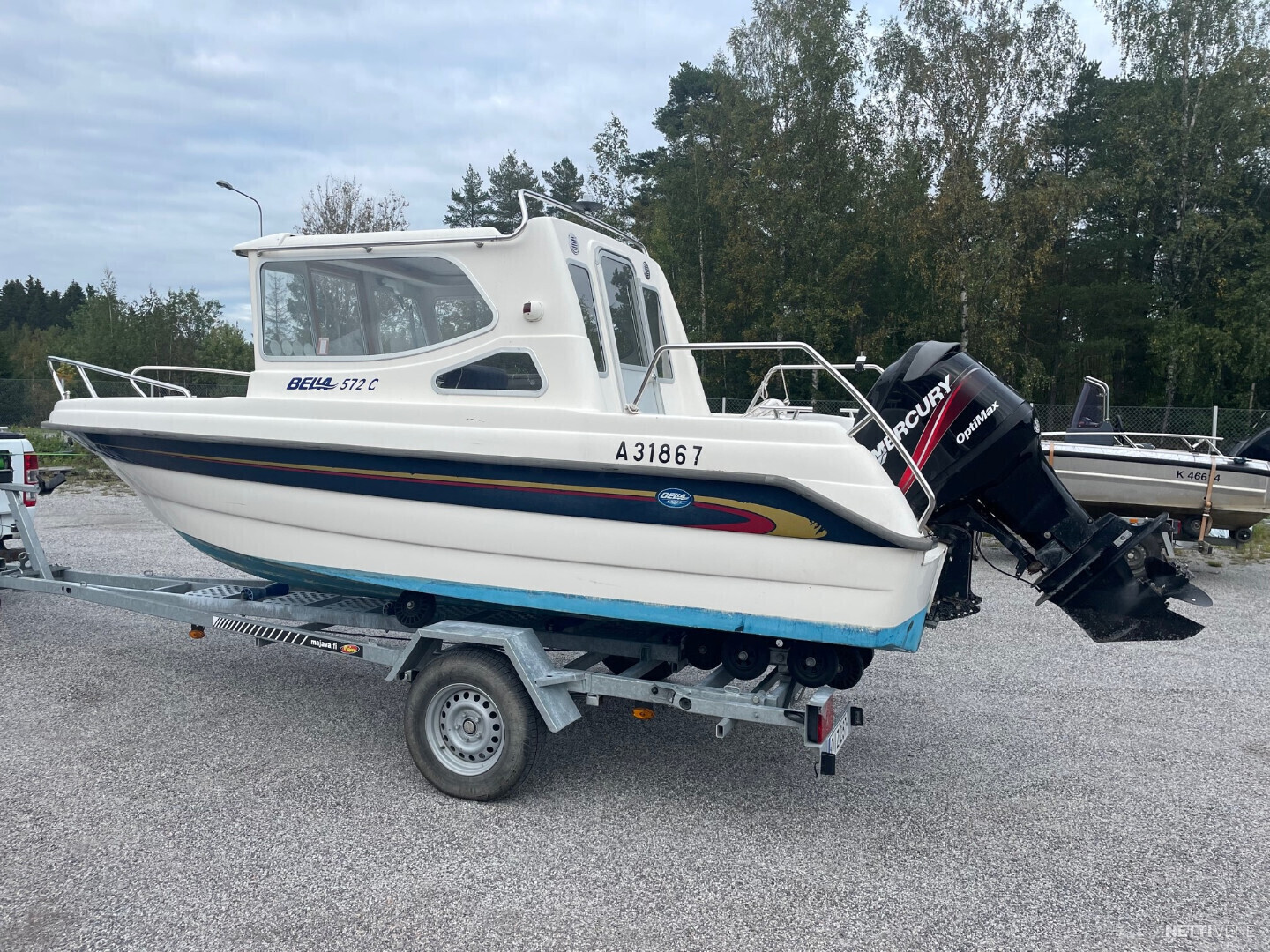 Bella 572C + Mercury 75 Optimax 170h Moottorivene 2005 Sipoo - Nettivene