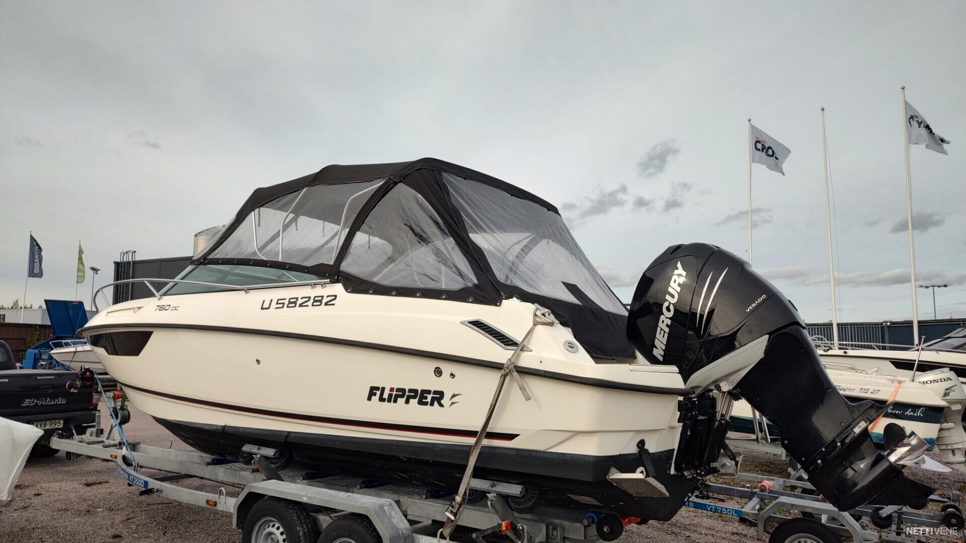 Flipper 760 Dc Moottorivene 2014 Porvoo - Nettivene
