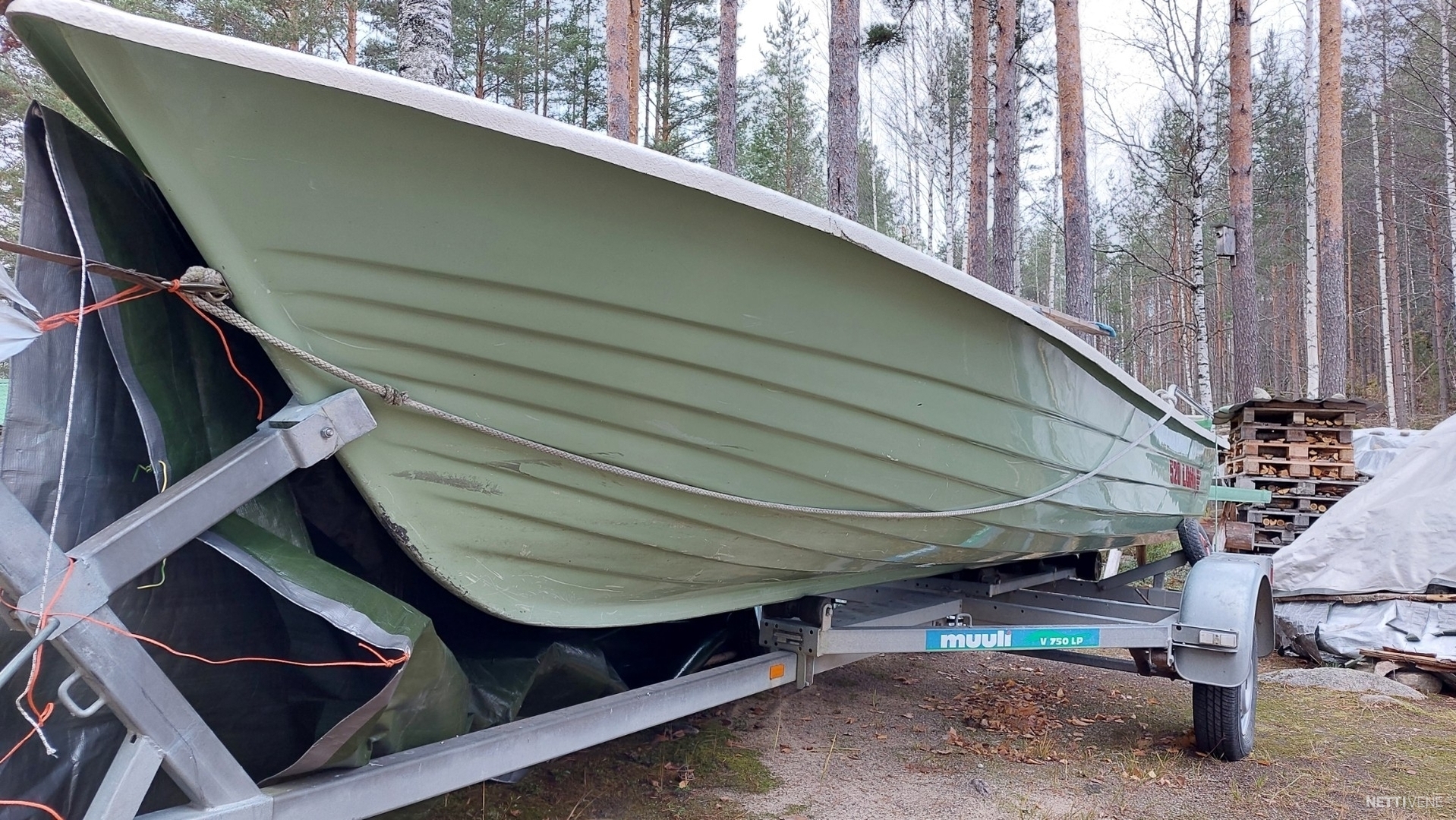 Lohi Lohi 520 ja Muuli 750 Traileri Moottorivene 2008 Puumala - Nettivene