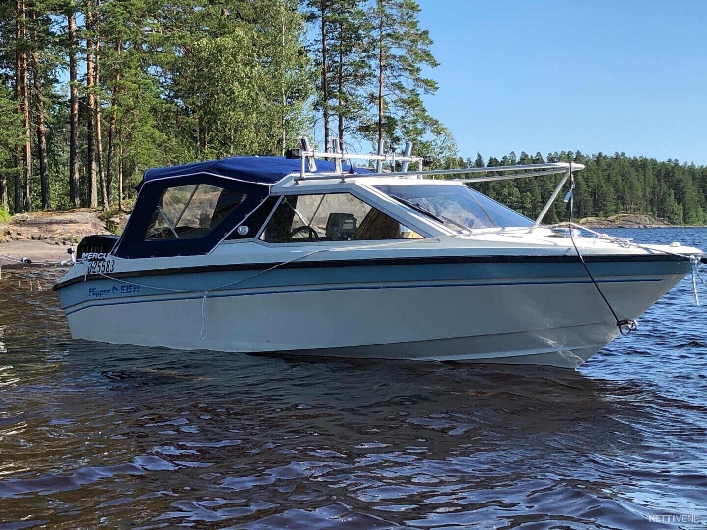 Flipper 535 HT Moottorivene 1990 Ruovesi - Nettivene