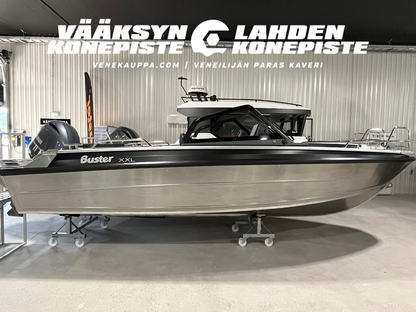 Buster XXL + Yamaha F150XC | Vääksyn Konepiste – Lahti Vääksy